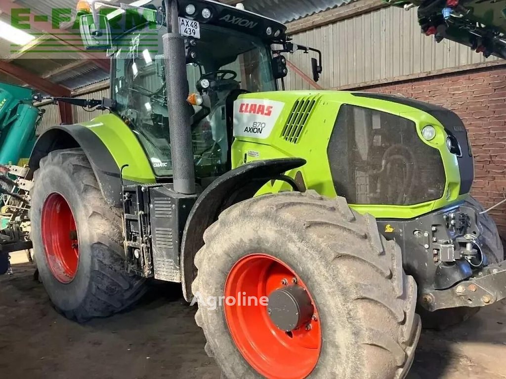 Claas axion 870 cmatic traktor točkaš