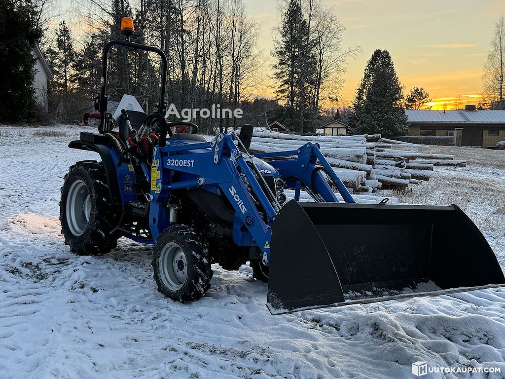 Prodaje se Solis 22 etukuormaajalla 2022 MTK25, Hämeenlinna mini traktor na aukciji