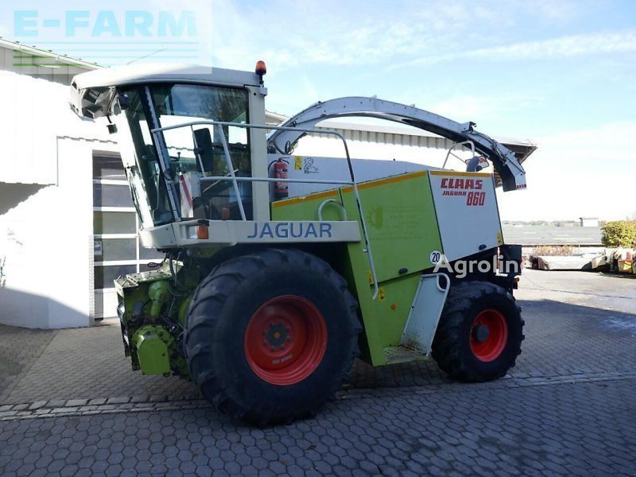 Claas jaguar 860 inkl. orbis 600 und pu 300 hd krmni kombajn