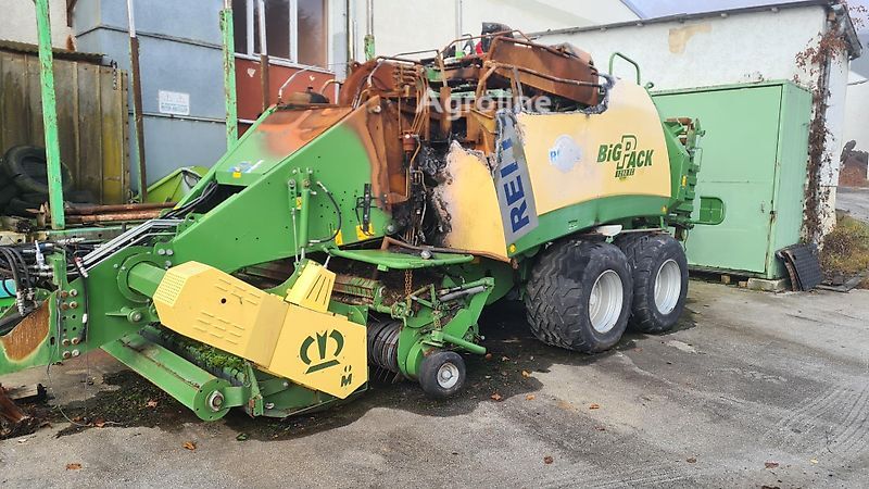 Krone Big Pack 1290 CX balirka za četvrtaste bale nakon udesa