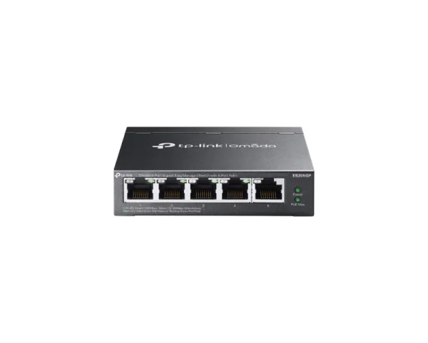 TP-LINK ES205GP 5-Port 10100Mbps Gigabit Switch sa 4-Port PoE+