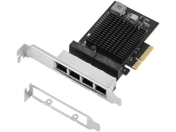 E-Green PCI-Express kontroler 4-port 2.5 Gigabit Ethernet/Realtek 8125B