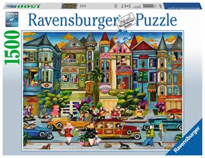Ravensburger Ravensburger puzzle 1500 0delova - Naslikano predgrađe (RA16261)