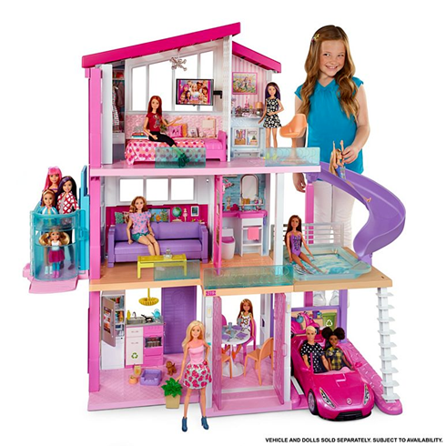 ORGINAL BARBIE Barbie Dreamhouse kućica za lutke – 3 sprata, 8 prostorija, lift i bazen
