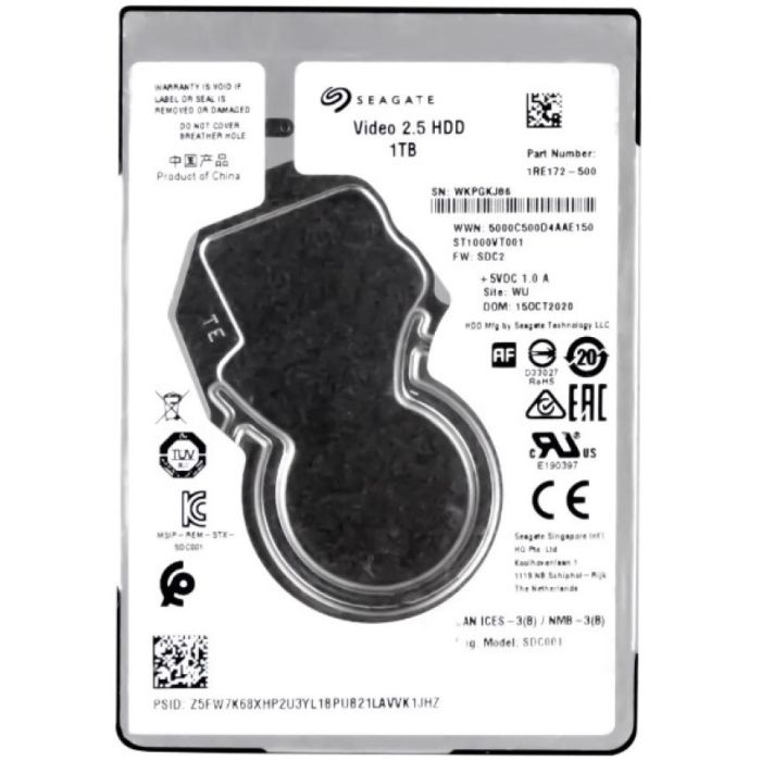 HDD 2.5 * 1TB ST1000VT001 SEAGATE 5400RPM 128MB SATA3 (3199)