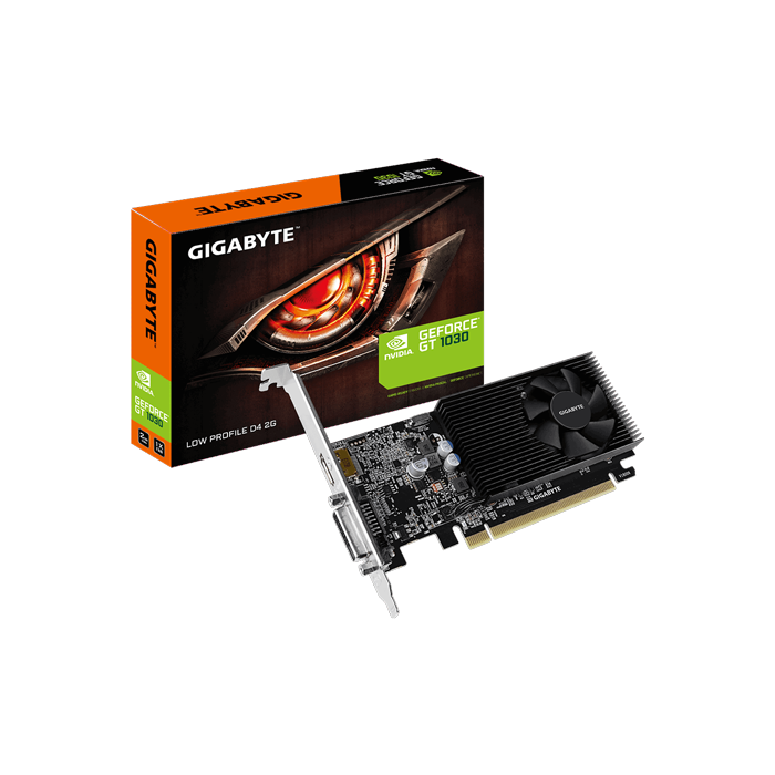 GIGABYTE GeForce GT 1030 Low Profile D4 2GB GDDR4 - GV-N1030D4-2GL