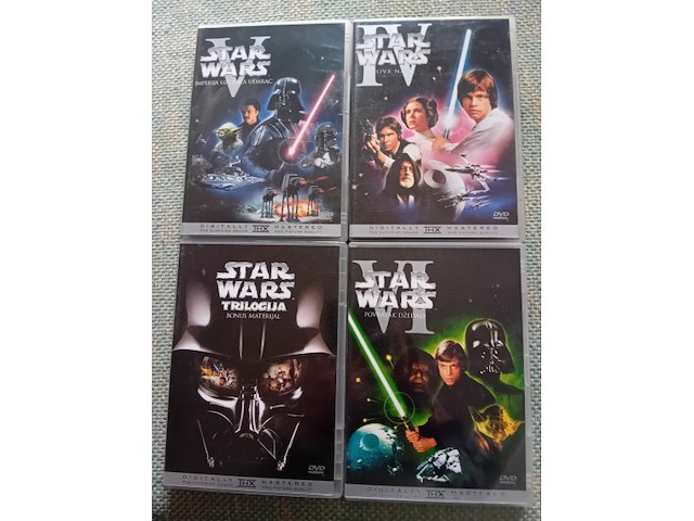 Star Wars trilogy 4 x DVD sa prevodom