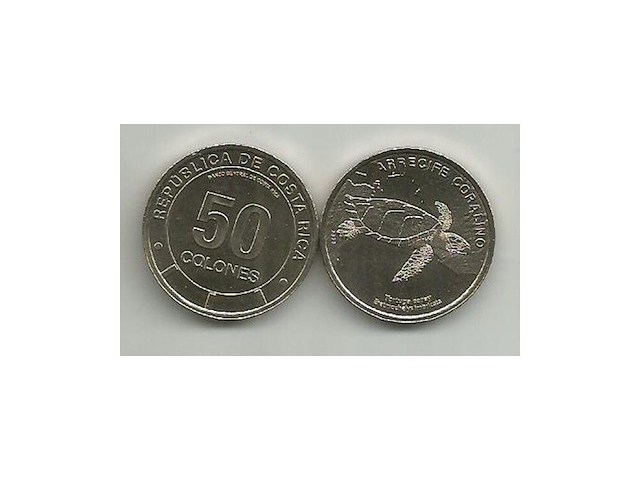 Costa Rica 50 colones 2023. UNC