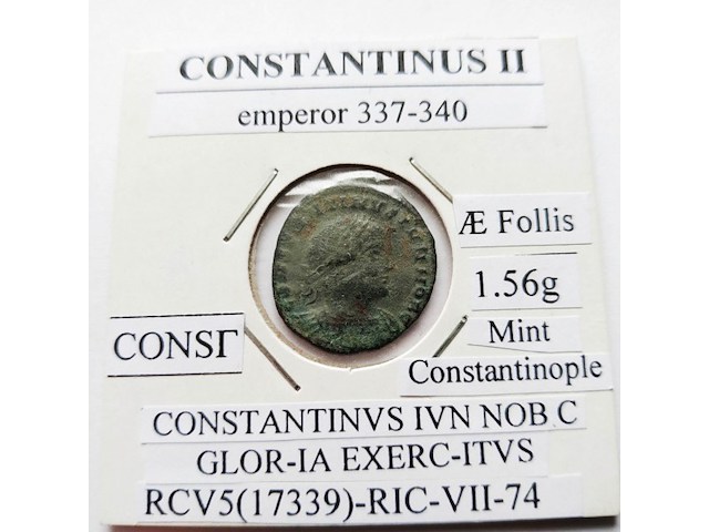 CONSTANTINUS II (337-340) - Folis - Constantinople