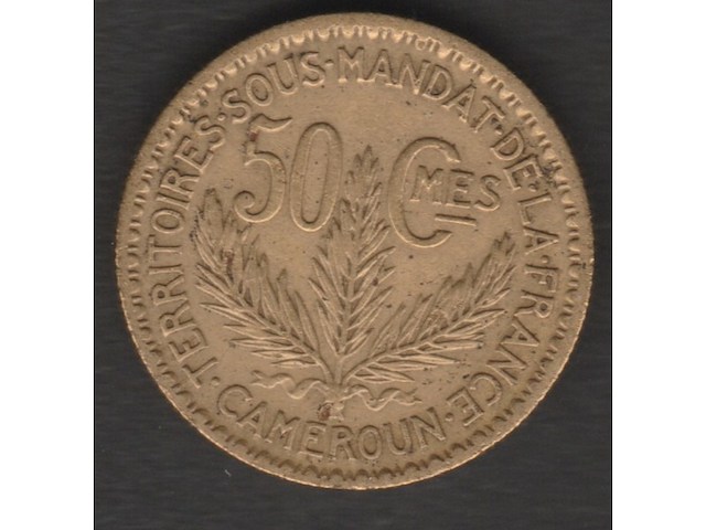 50 Centimes - 1924 - French Cameroon