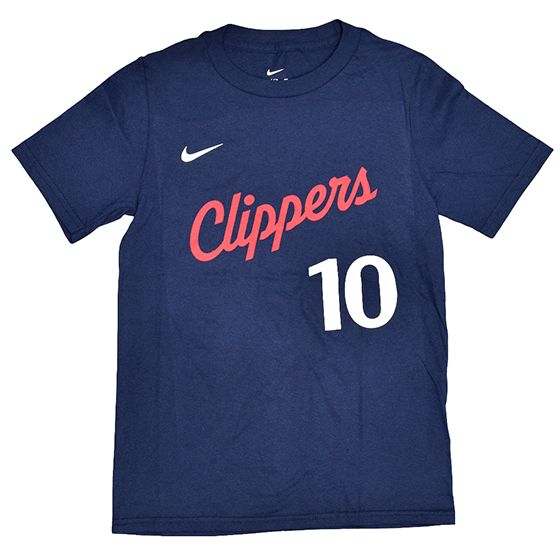 KIDS' NBA LOS ANGELES CLIPPERS BOGDANOVIC BOGDAN N&N ICON EDITION TEE 'COLLEGE NAVY'
