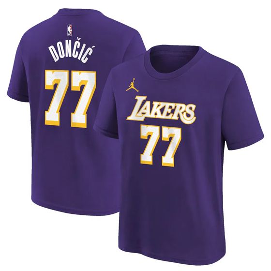 NBA LOS ANGELES LAKERS DONCIC LUKA STATEMENT N&N TEE 'FIELD PURPLE'
