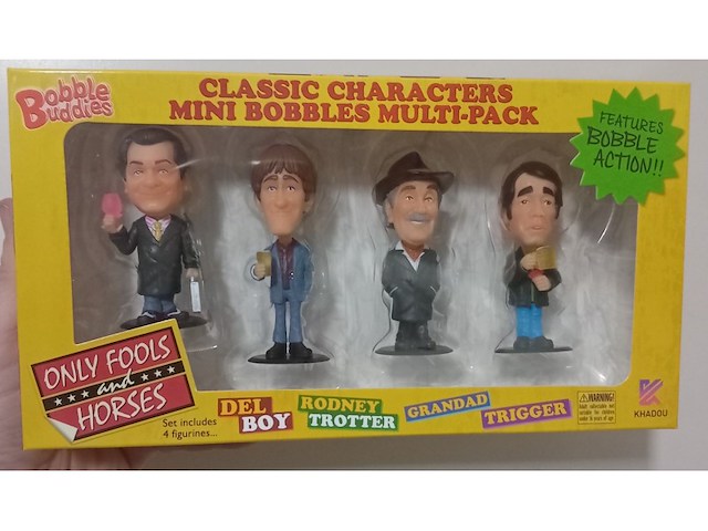 4pack Del Boy Rodney Trigger and Grandad 8 cm Mućke