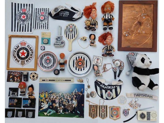 Lot maskota Fudbal Jugoplastika Partizan lot SFRJ,Ex YU