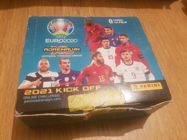 Kesice Euro 2021 Kick Off (Panini) kutija sa 24 kartice