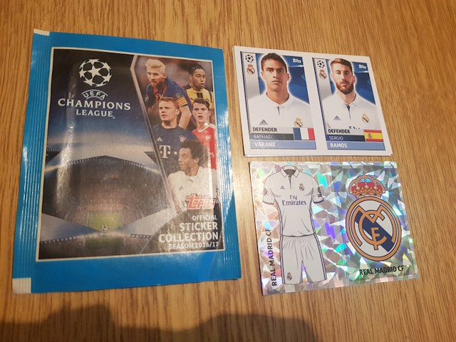 Kesica puna Champions League 2016-2017 (Topps) 2