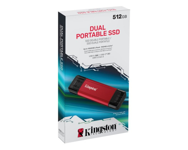 KINGSTON Dual Portable 512GB eksterni SSD SPSD 512GB (HDD04364)