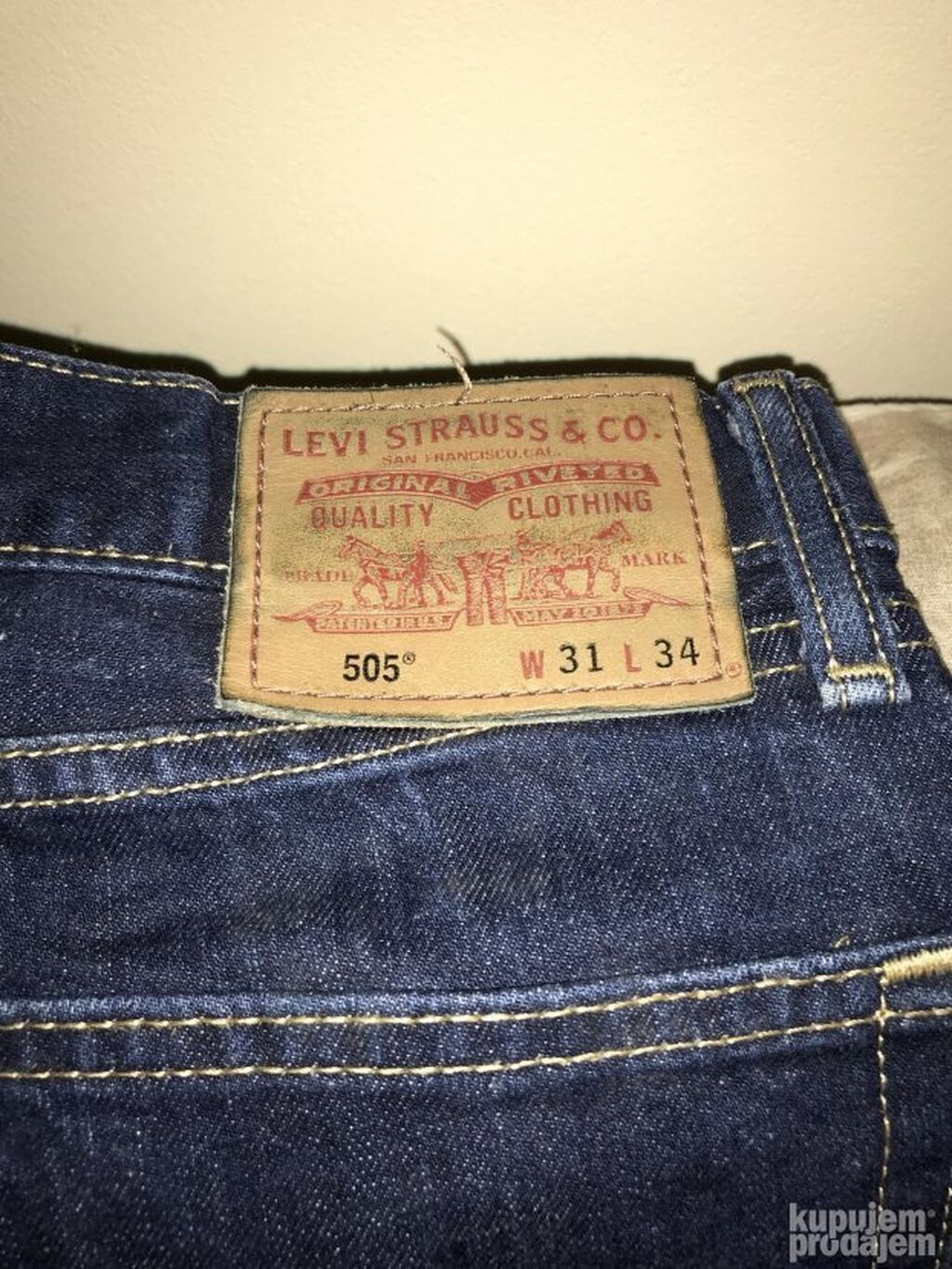 Original LeviS 505 farmerice 32 NOVE 100% cotton
