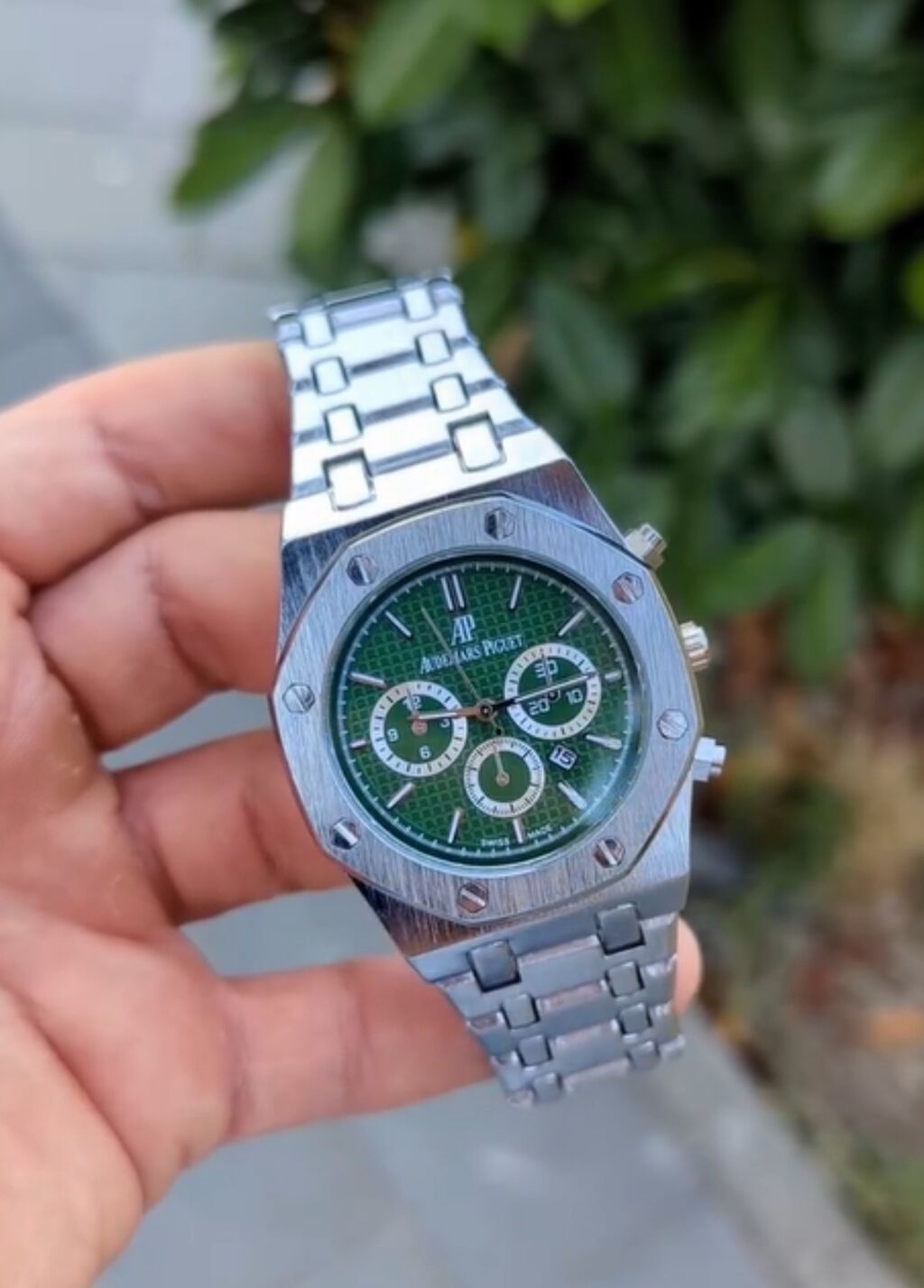 Audemars Piguet Royal Oak hronograf – zelena “Grande Tapisserie”