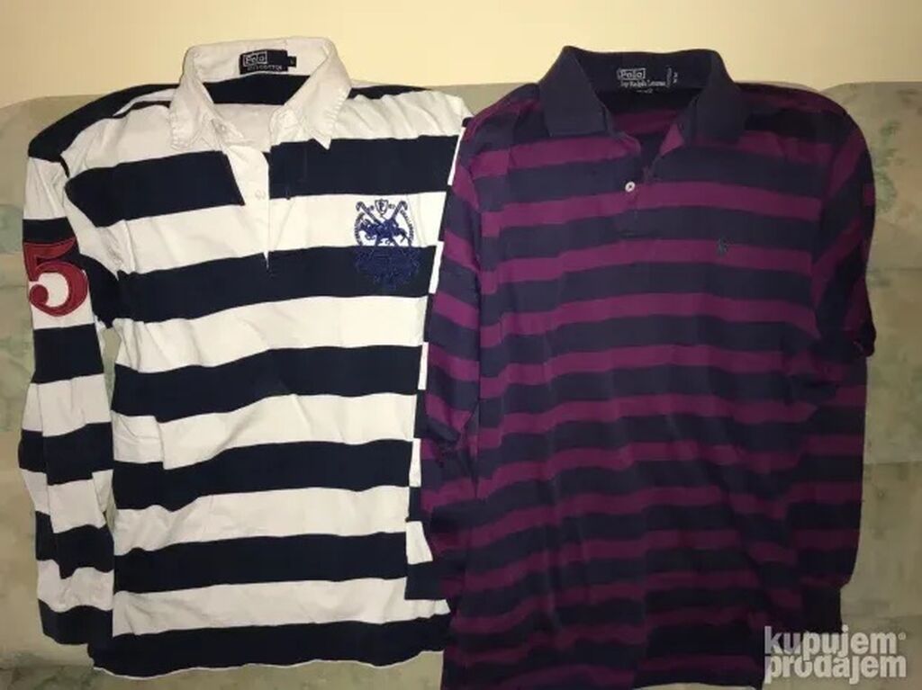 Original Ralph Lauren duks L / 2 kom. 100% cotton Plavobeli -