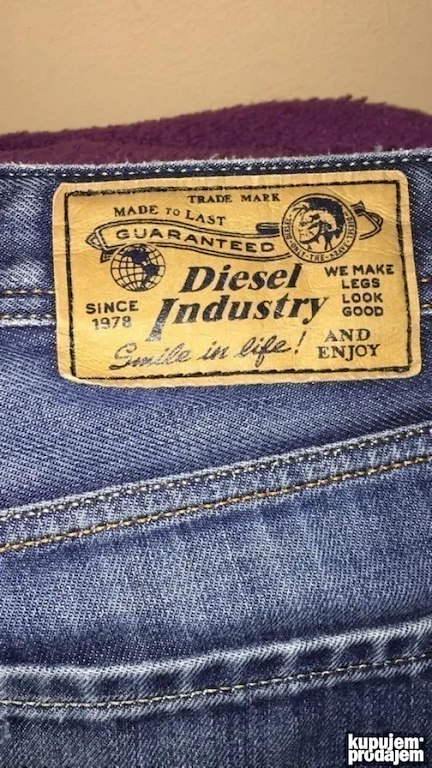 Original Diesel farmerice 33/34 100% cotton Polustruk oko 45-46cm