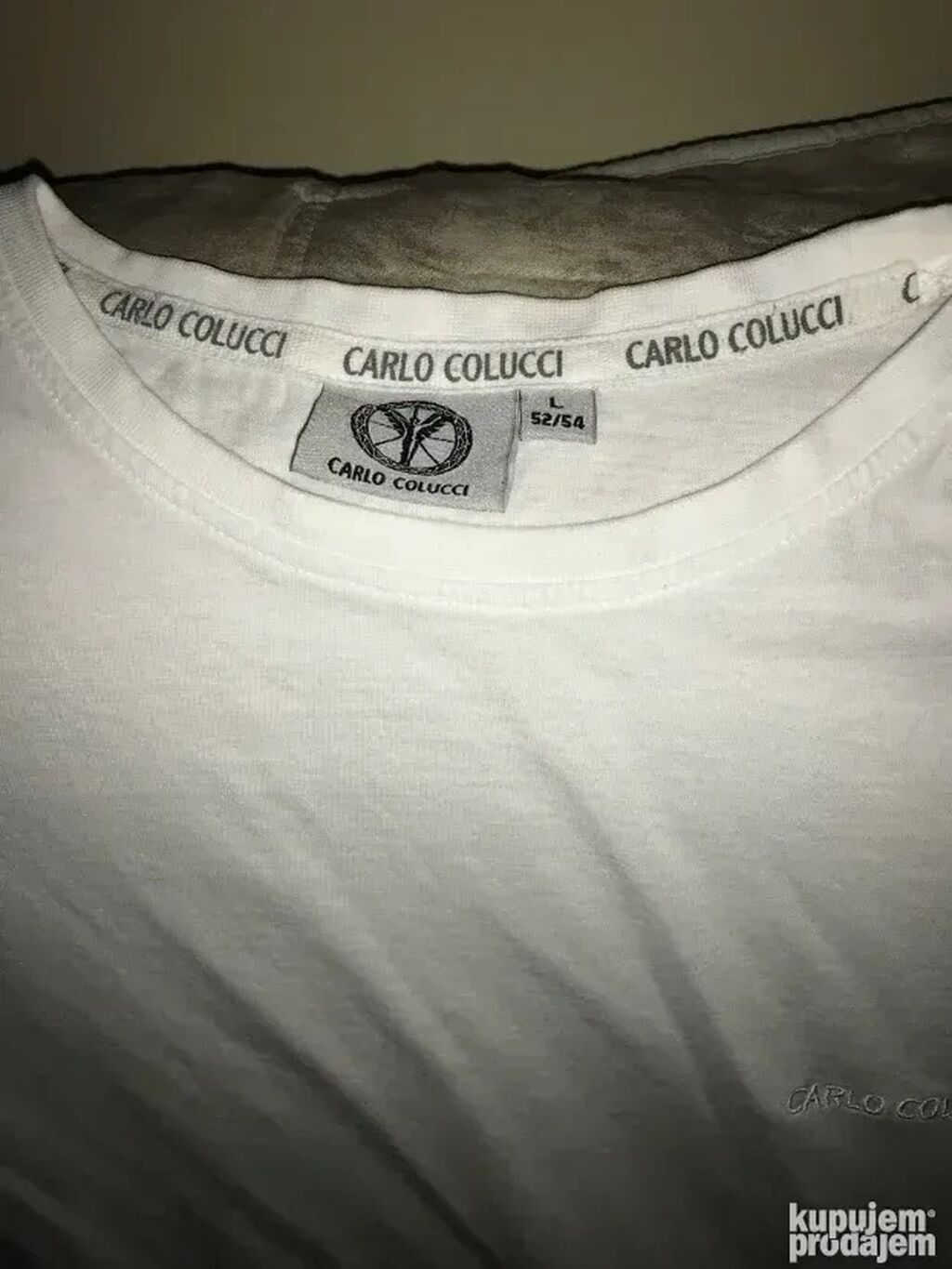 Original Carlo Collucci majica L / 2 kom. 100% cotton Ramena 50cm