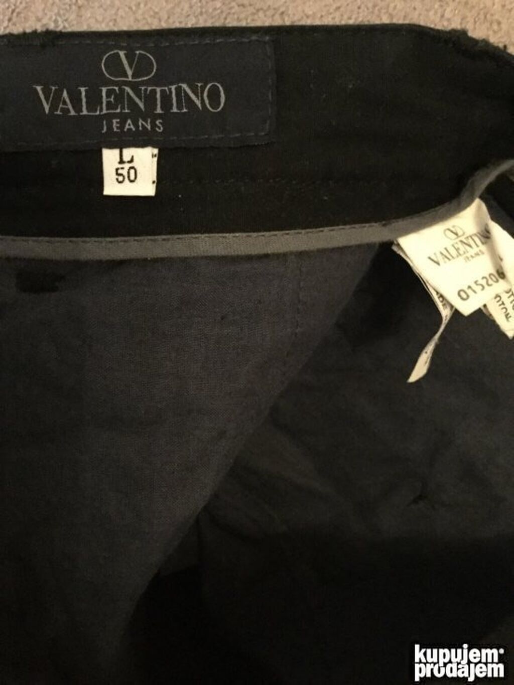 Original VALENTINO pantalone 33 KAO NOVE 100% cotton Polustruk 44cm