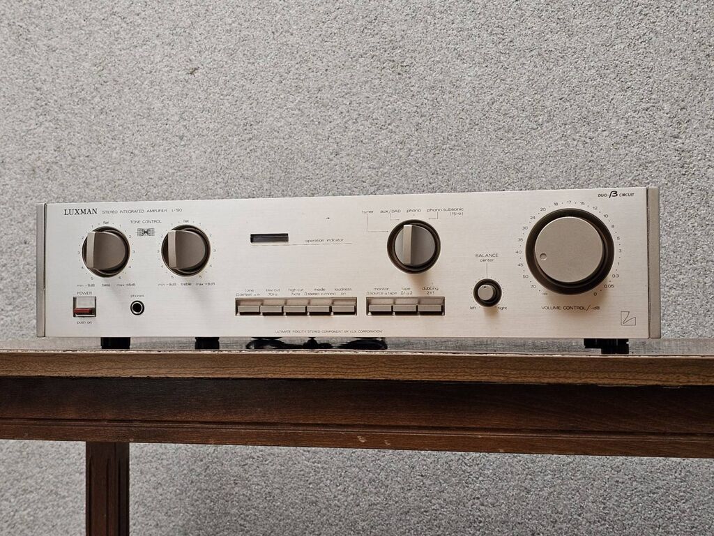 Luxman L-190 stereo integrisano pojačalo - Klasični japanski hi‑fi
