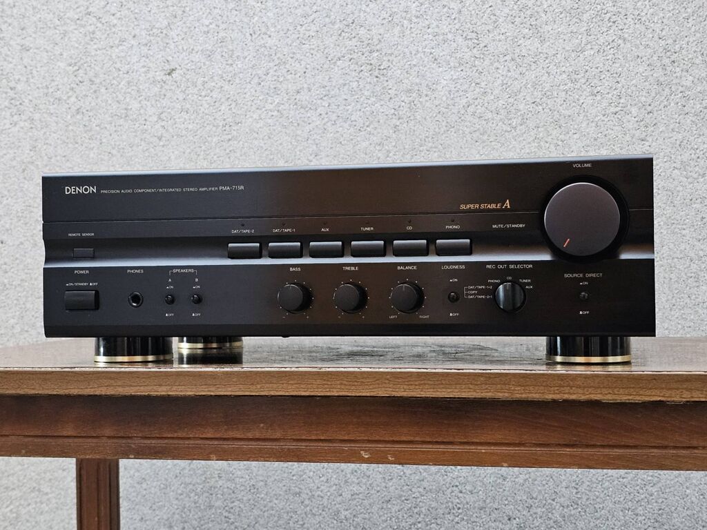 Denon PMA-715R integrisano stereo pojačalo - Serija: SUPER STABLE A -