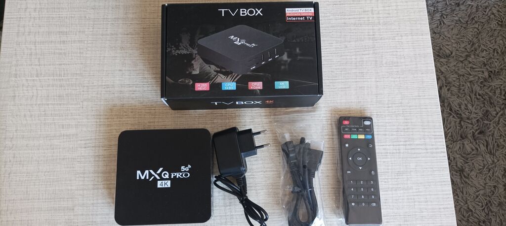 - MXQ Pro 5G 4K TV Box - Android TV Box sa podrškom za 4K