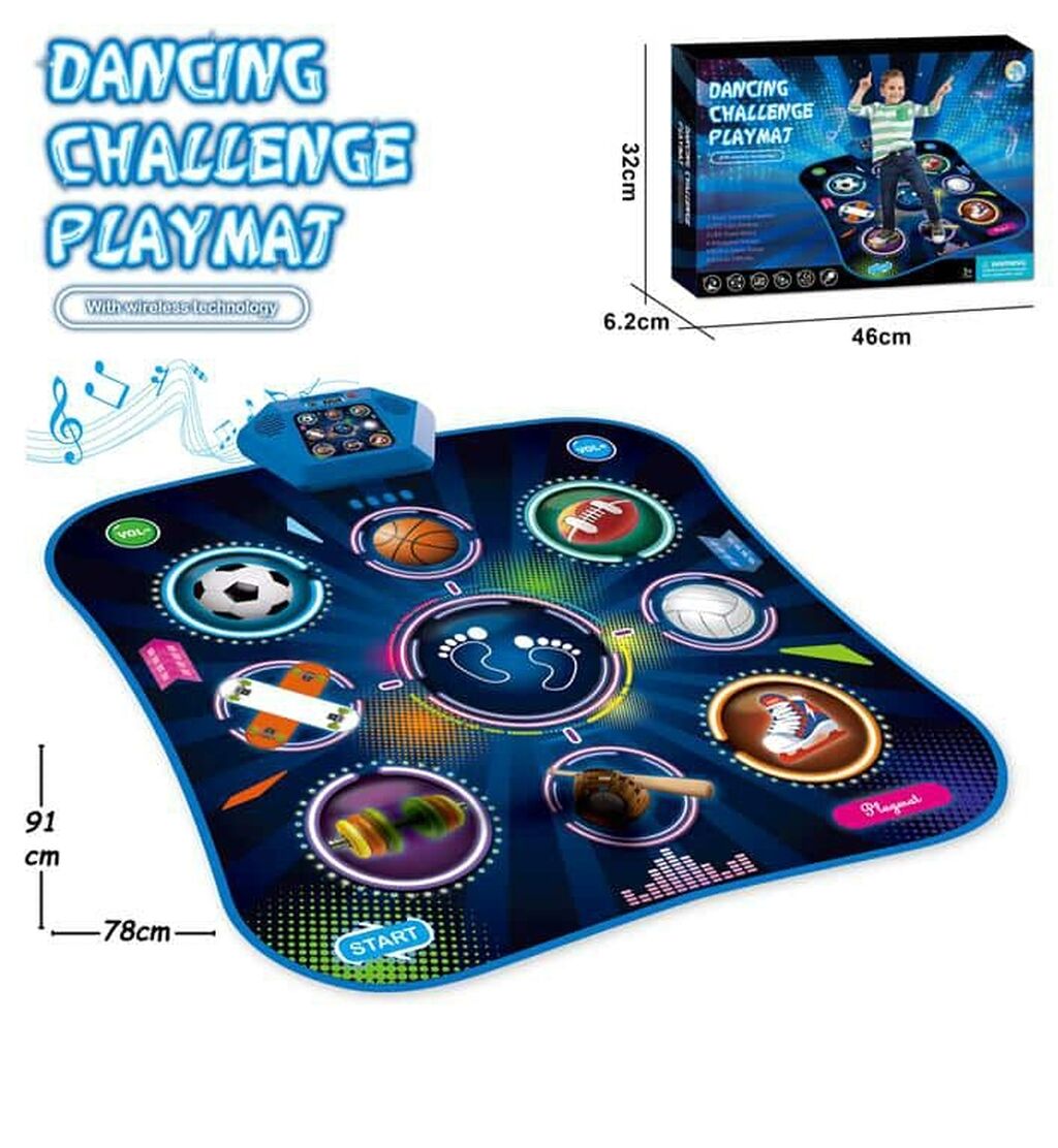 Interaktivna plesna podloga – Dancing Challenge Playmat - Elektronska