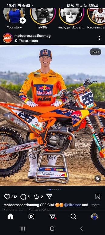 KTM Red Bull motocross motor – trkačka specifikacija - Model: KTM
