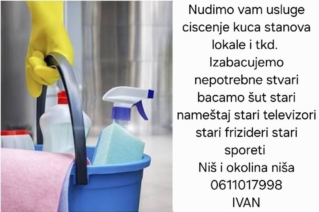 Usluga čišćenja i odnošenja otpada – Niš i okolina - Čišćenje kuća