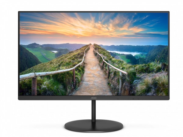 AOC Monitor Q24V4EA 23.8 inch IPS 2560X1440 75Hz 4 ms GtG HDMI,DP Adaptive Sync VESA zvucnici crna
