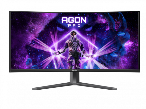 AOC Monitor AG346UCD 34 inch OLED, zakrivljen 3440X1440 1750,03 ms HDMI X2,DP,USBA Sync VESA zvucnici