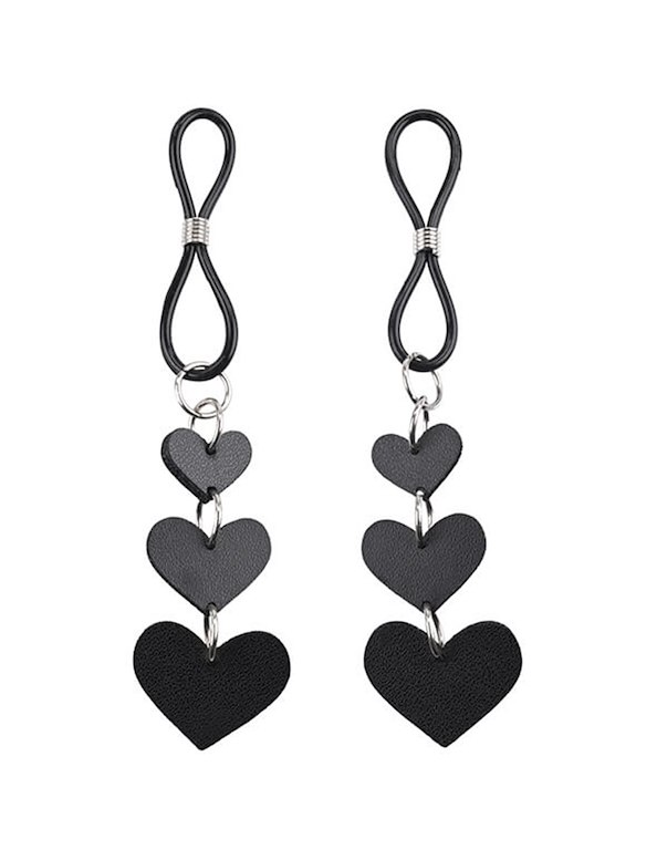 SEX AND MISCHIEF HEART NIPPLE TIES 830599