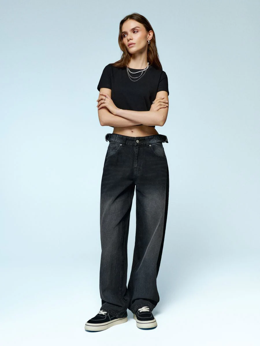 Baggy fit farmerke