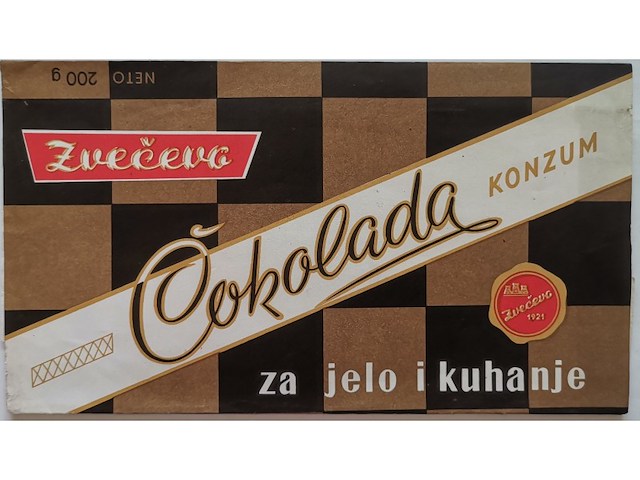 Konzum cokolada za jelo i kuvanje Zvecevo