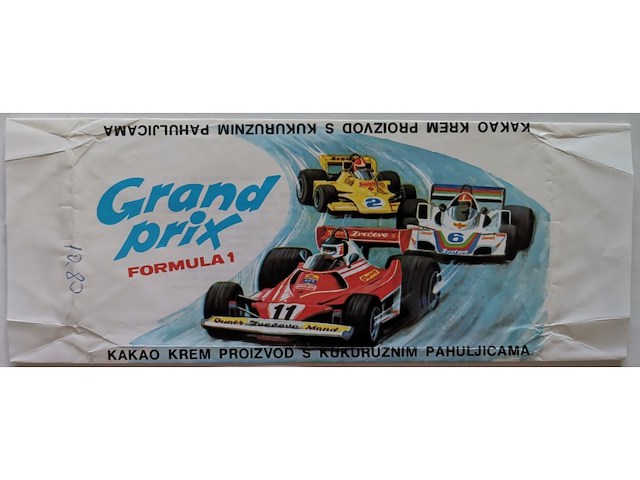Grand prix formula 1 Zvecevo cokolada