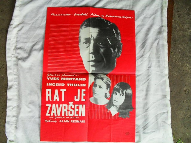 Rat je zavrsen, Yves Montand