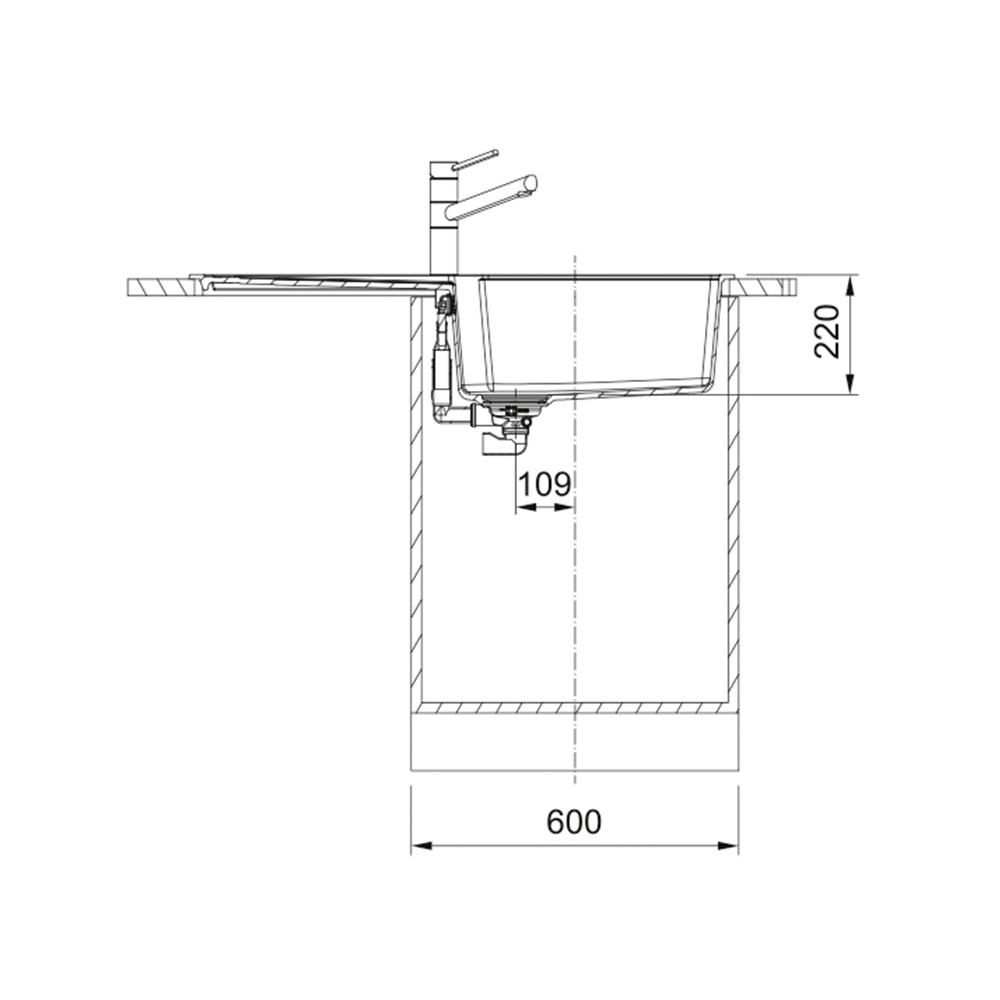 Franke sudopera UBG 611-100 A 114.0682.525