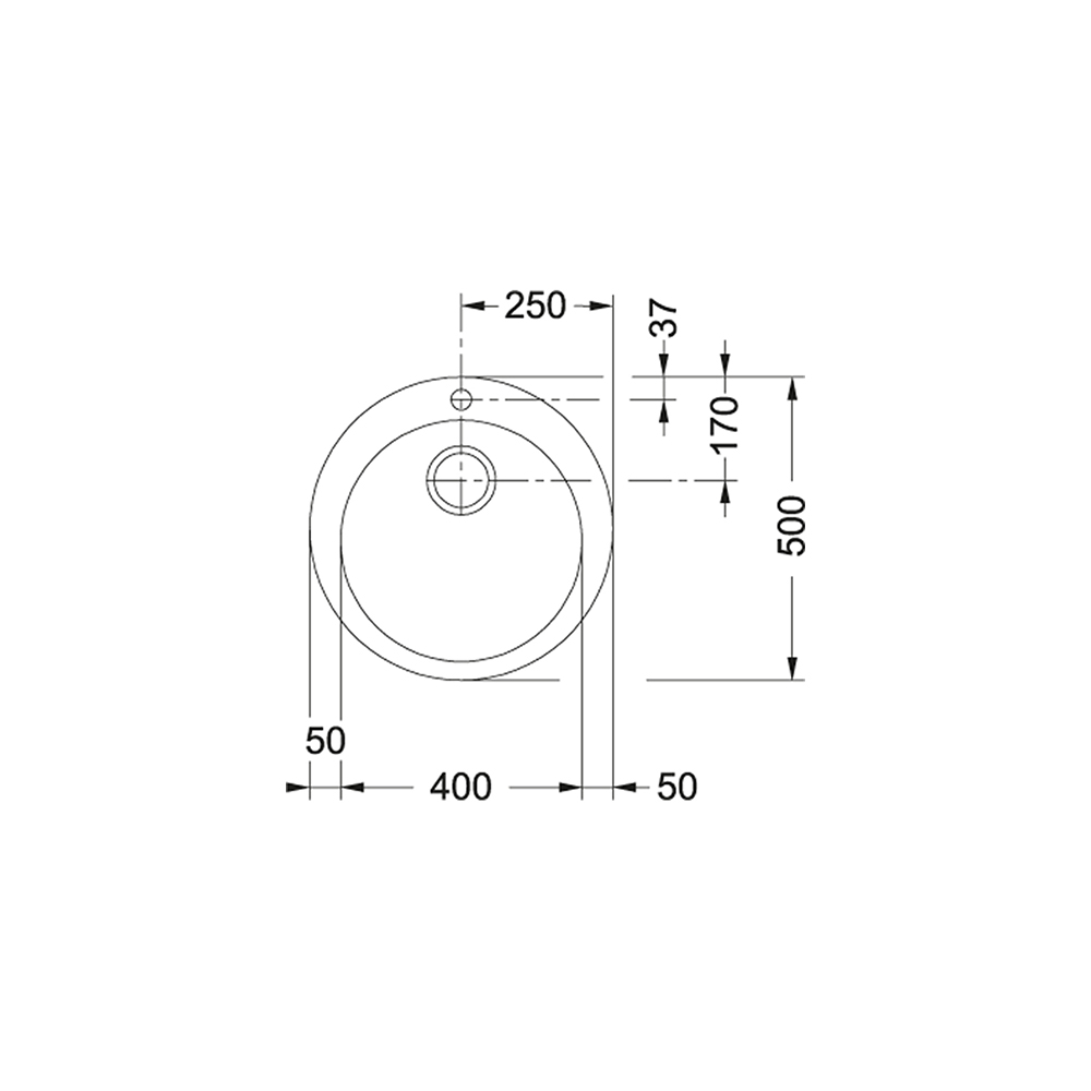 Franke sudopera Single 1 143.0675.484