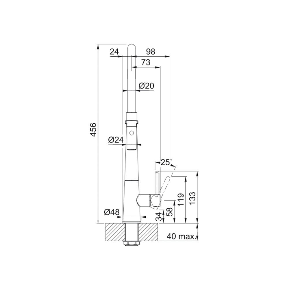 Franke slavina Icon Semi-Pro 115.0690.598