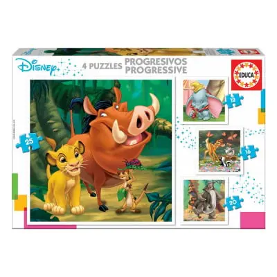 Slagalica Disney Animals 4u1, 72 dela