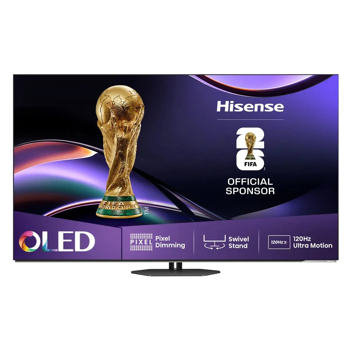 Hisense Televizor 55A85Q 55", OLED, 4K UHD, 120 Hz, Smart, VIDAA OS, Crni