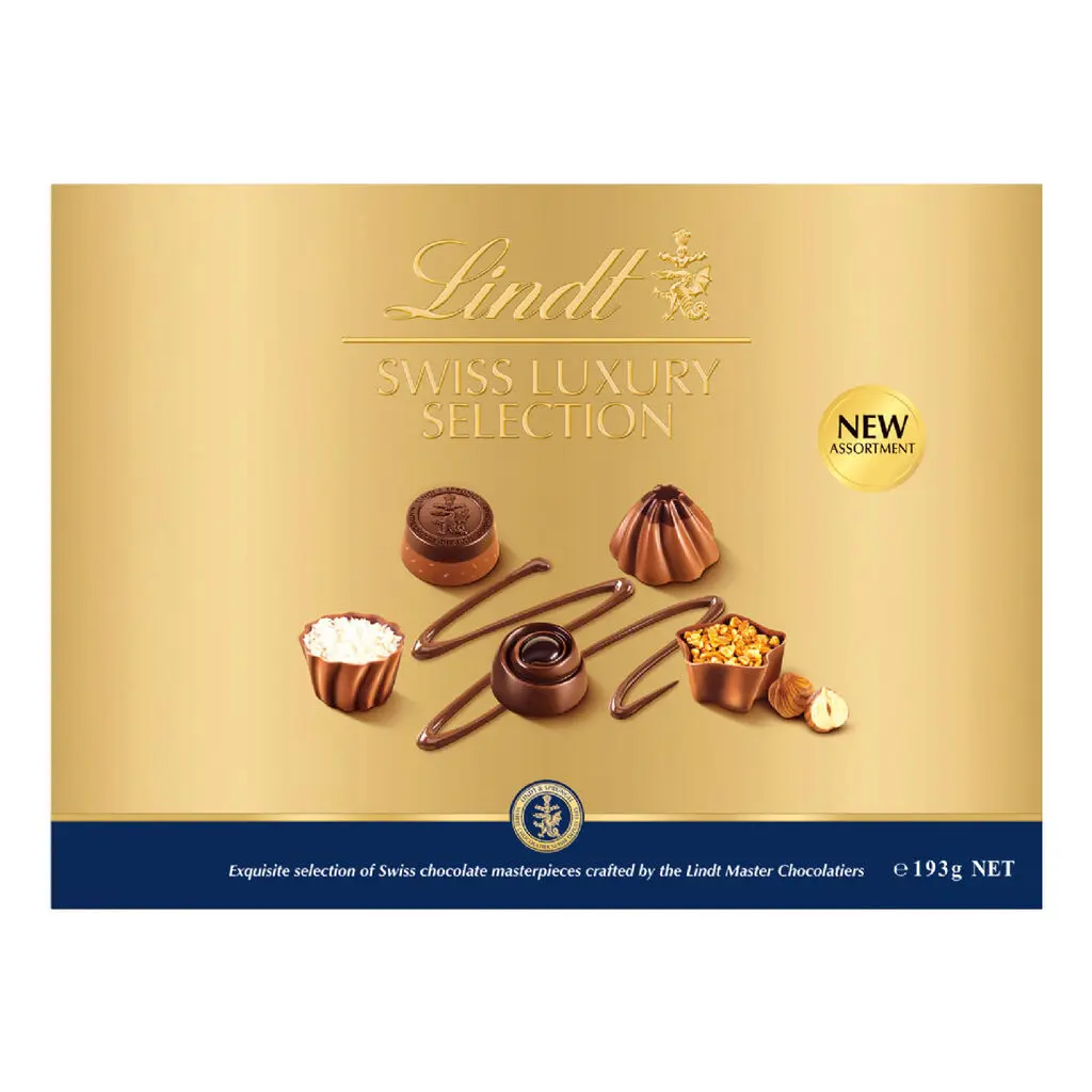 Lindt Bombonjera Swiss Luxury Selection, 193g