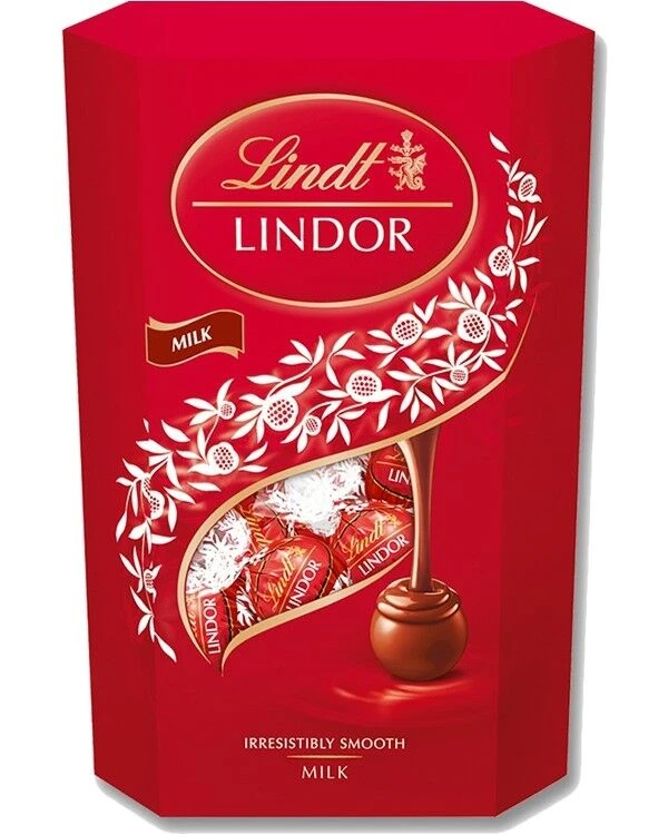 Lindt Bombonjera Lindor Mlečna, 200g