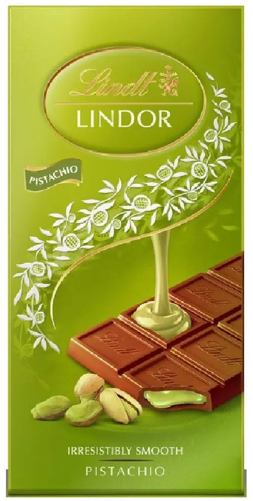 Lindt Čokolada Lindor Pistaći, 100g
