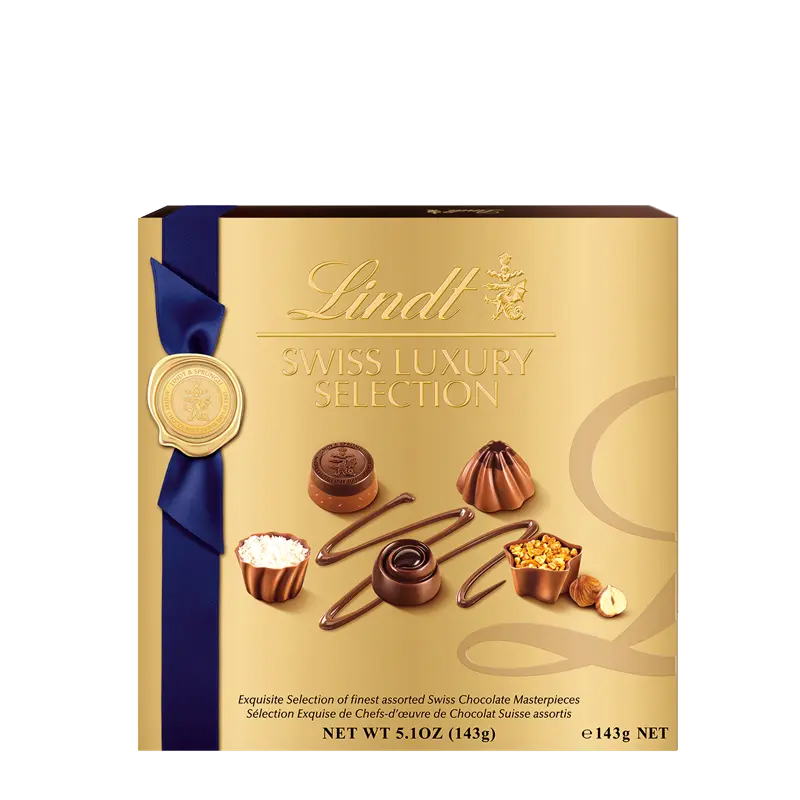 Lindt Bombonjera Swiss Luxury Selection, 143g