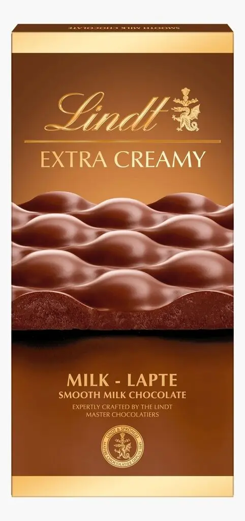 Lindt Čokolada Extra Creamy Mlečna, 80g